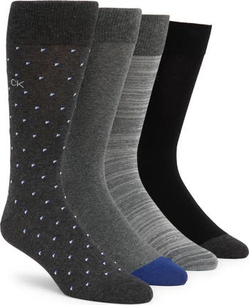 Calvin Klein Men's Dress Crew Socks - Pack of 4 | Nordstromrack