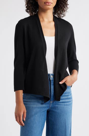 KASPER Long Sleeve Knit Cardigan Sweater | Nordstrom