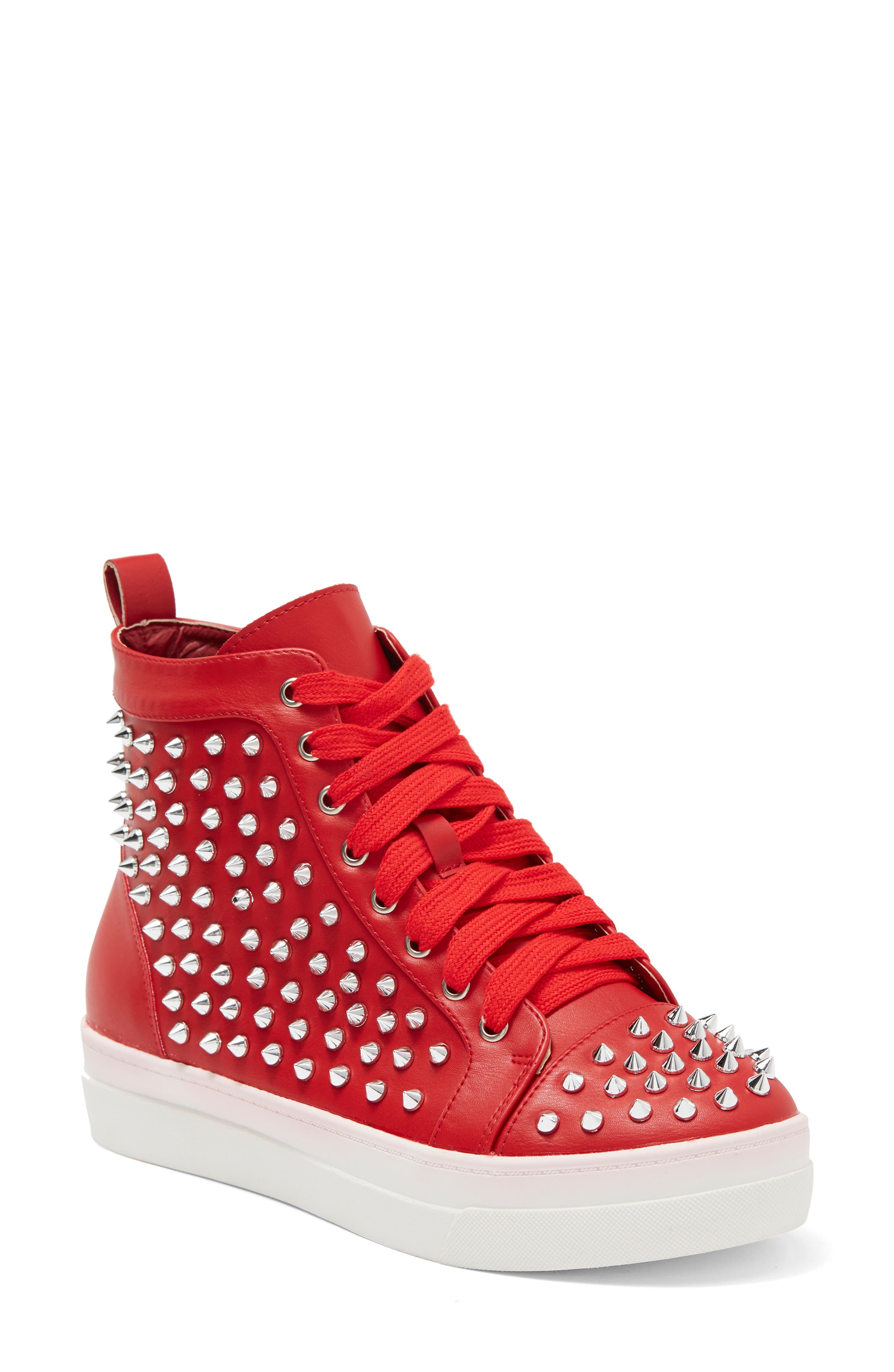 AZALEA WANG Studded High Top Platform Sneaker (Women) | Nordstromrack