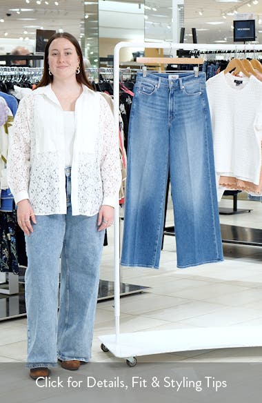 PAIGE Anessa High Waist Wide Leg Jeans | Nordstrom