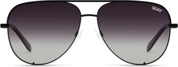QUAY High Key Extra Large 64mm Polarized Aviator Sunglasses | Nordstrom