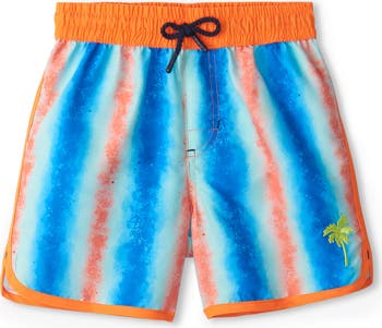 Hatley Kids' Surfer Gradient Swim Trunks | Nordstromrack