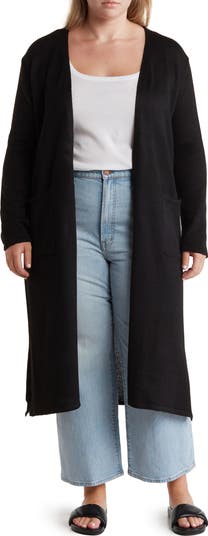 BY DESIGN Elyse Open Front Pocket Long Cardigan | Nordstromrack