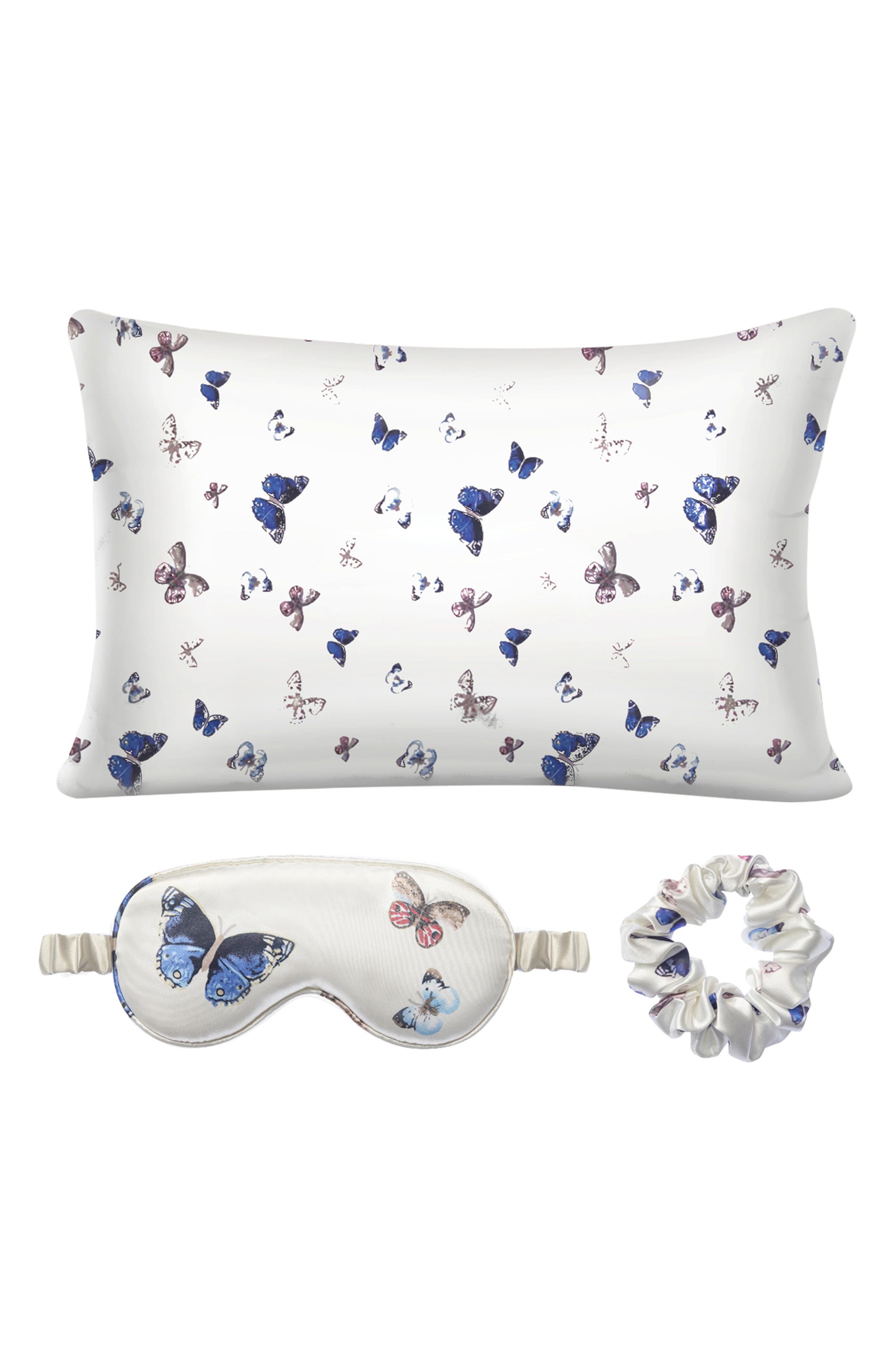 Market Fresh Beauty Silk Sleep Mask, Pillowcase & Scrunchie Set ...