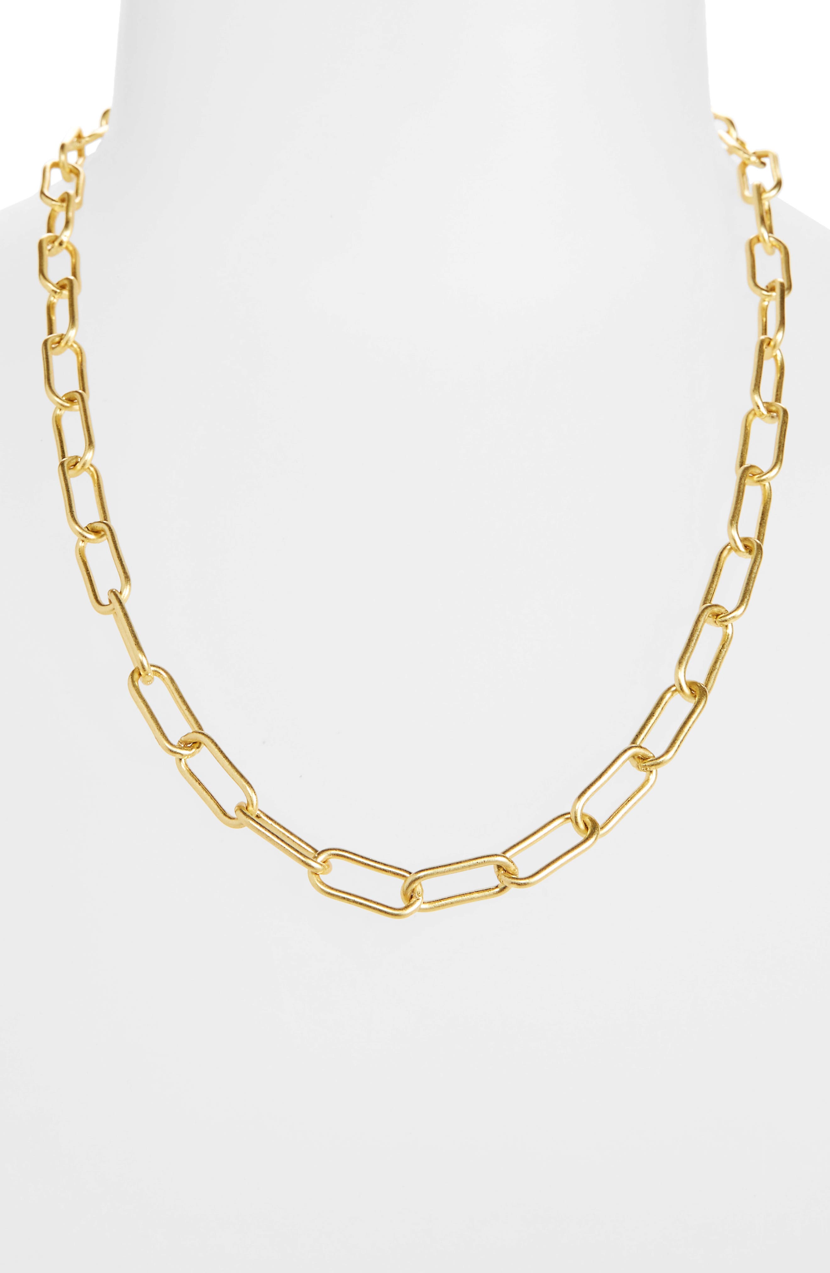Madewell Convertible Medium Paper Clip Chain Necklace | Nordstromrack