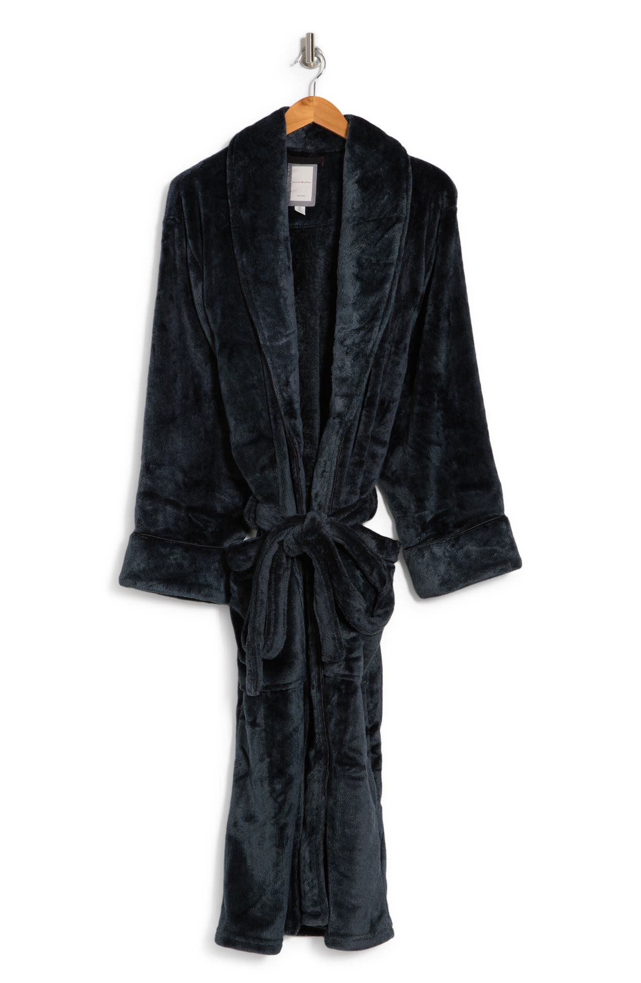 Daniel Buchler Plush Shawl Collar Tie Waist Robe | Nordstromrack