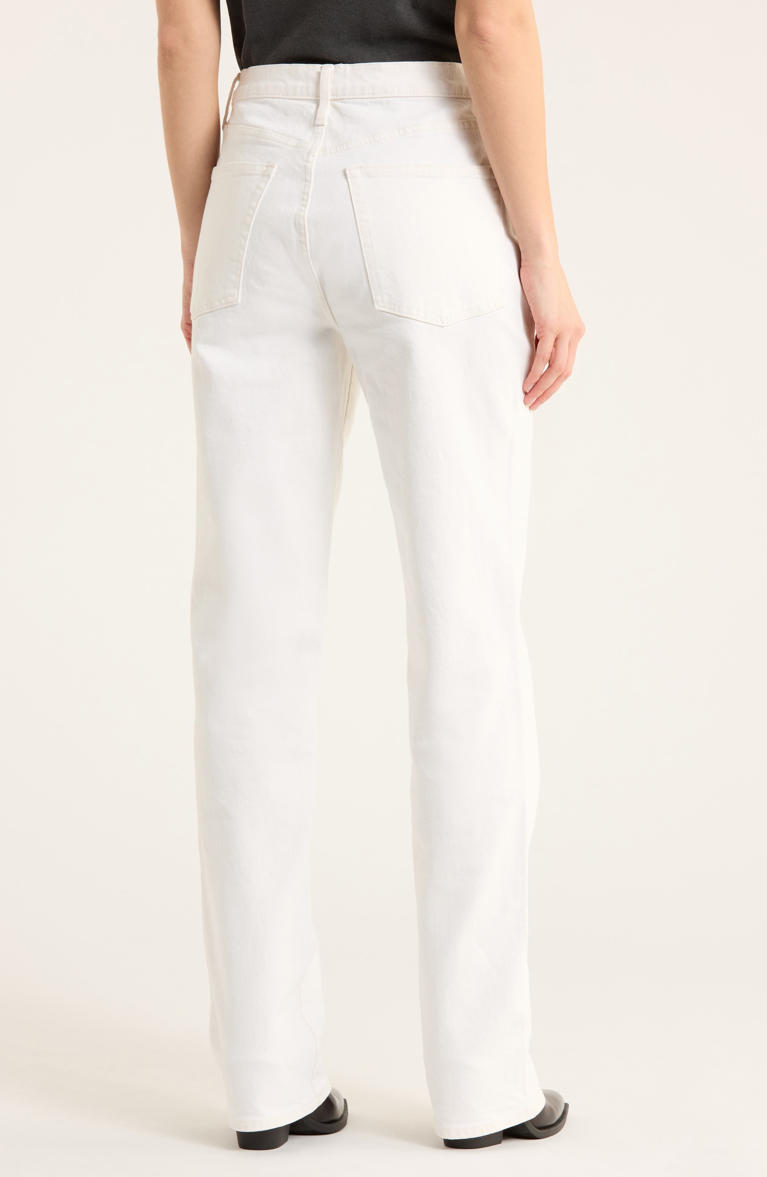 BUCK MASON Rider High Waist Straight Leg Twill Jeans | Nordstromrack