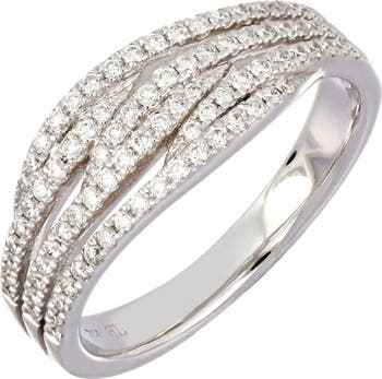 Bony Levy Three-Row Intertwined Diamond Ring | Nordstromrack