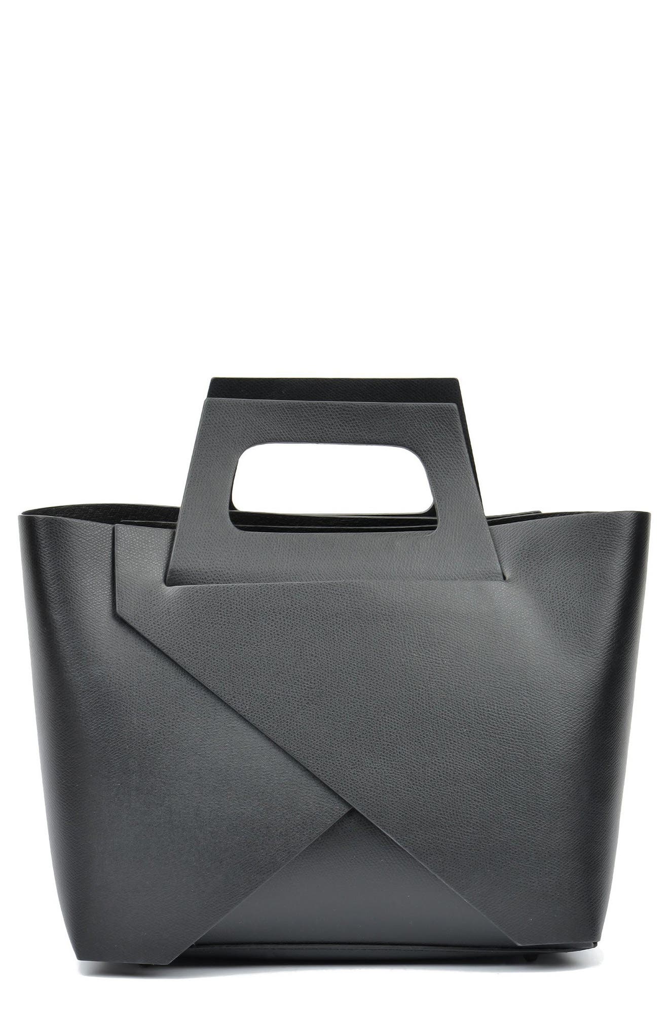 STORE BRANDS VIP CARLA FERRERI Leather Tote Bag | Nordstromrack