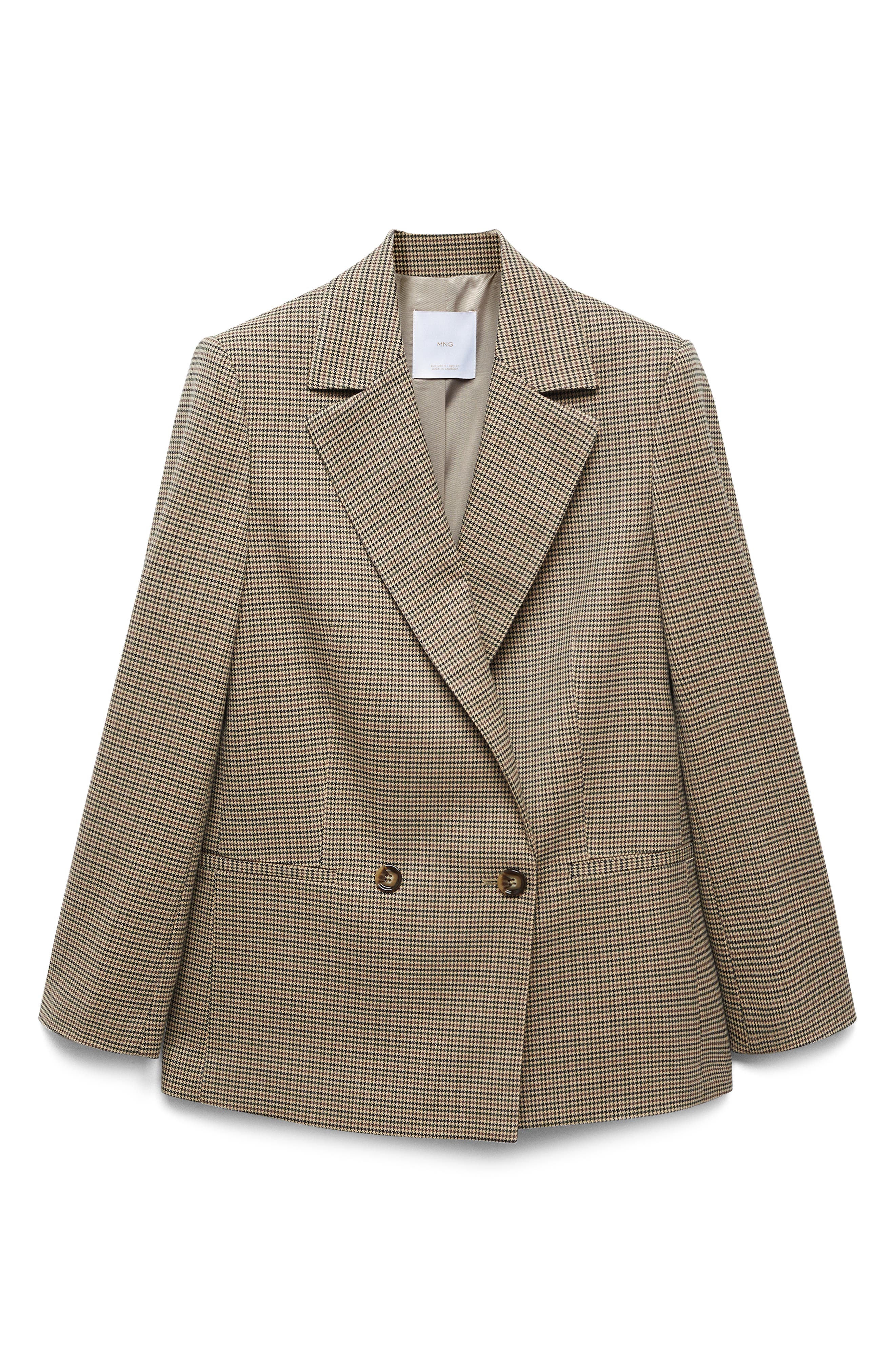 MANGO Cross Button Blazer | Nordstromrack