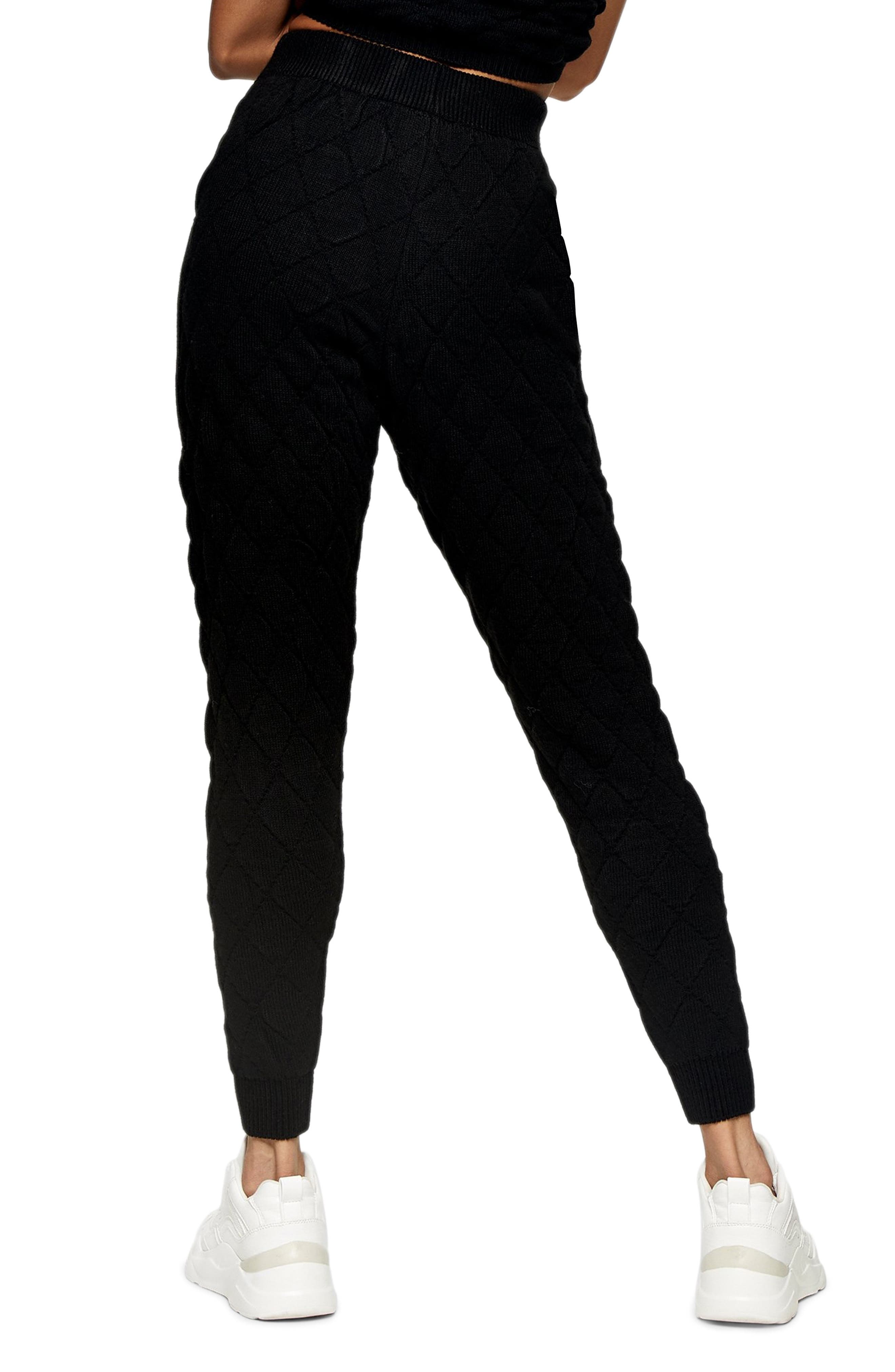 Topshop Quilted Knit Joggers | Nordstromrack
