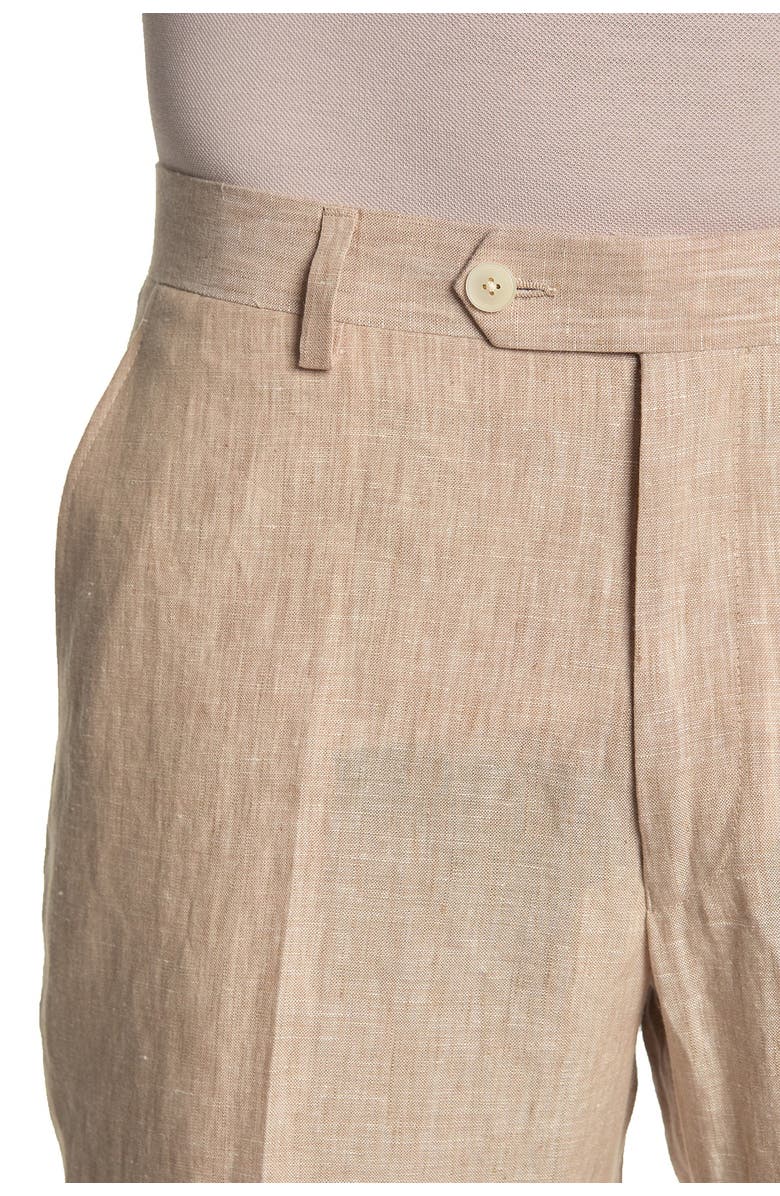 Tommy Hilfiger Light Tan Solid Two Button Notch Lapel Linen Suit ...