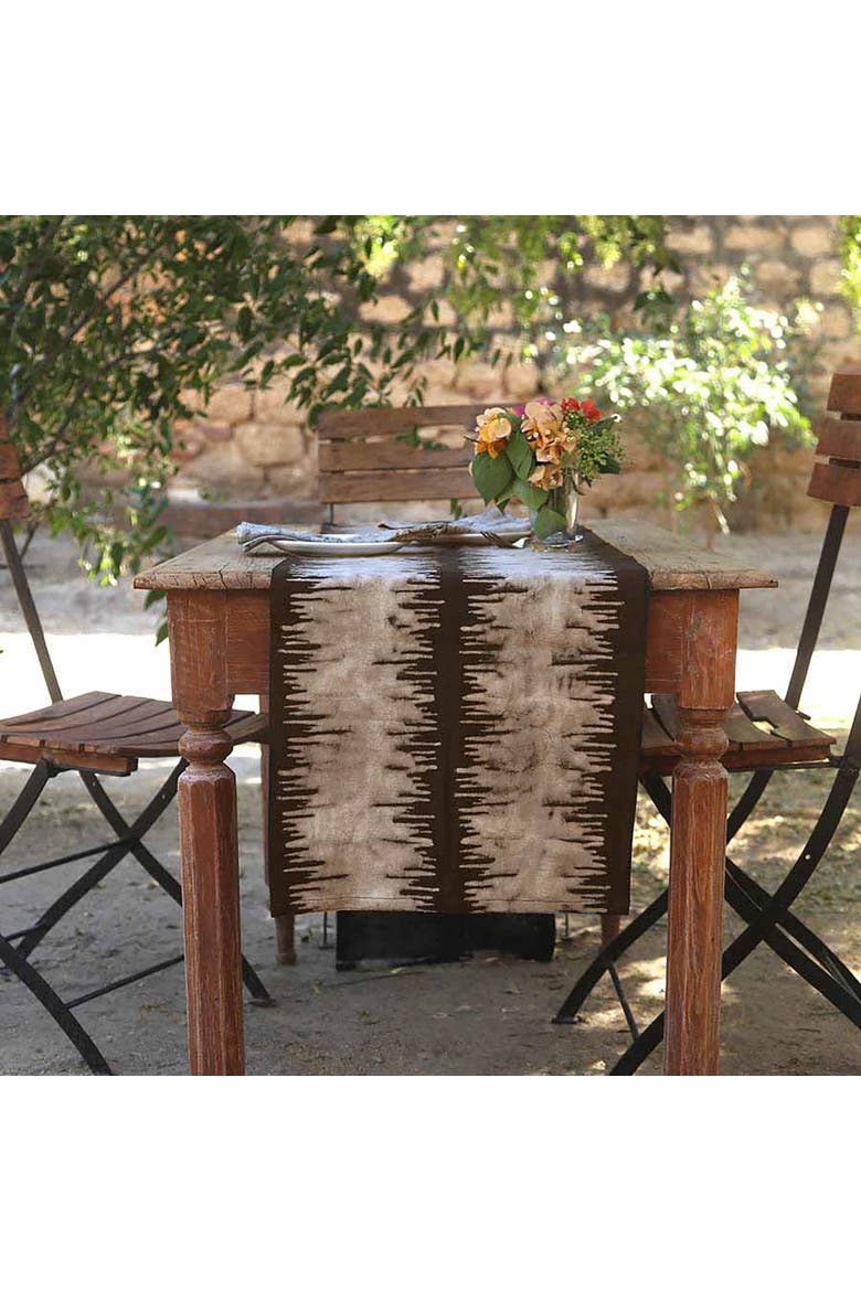 Neutral Block Print Table Runner | Nordstrom
