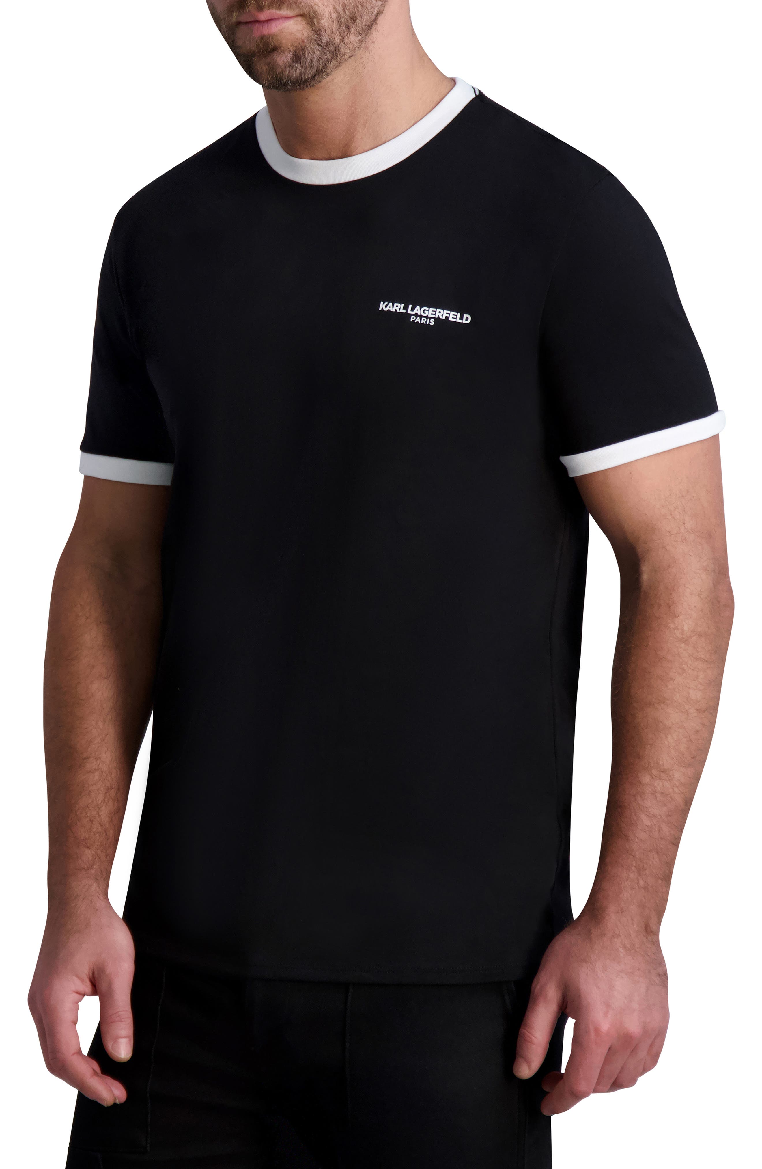 KARL LAGERFELD PARIS Logo Ringer T-Shirt | Nordstromrack