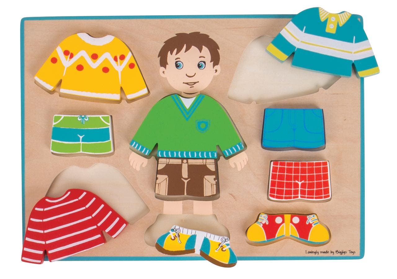 Bigjigs Toys Big Dressing Puzzle | Nordstrom
