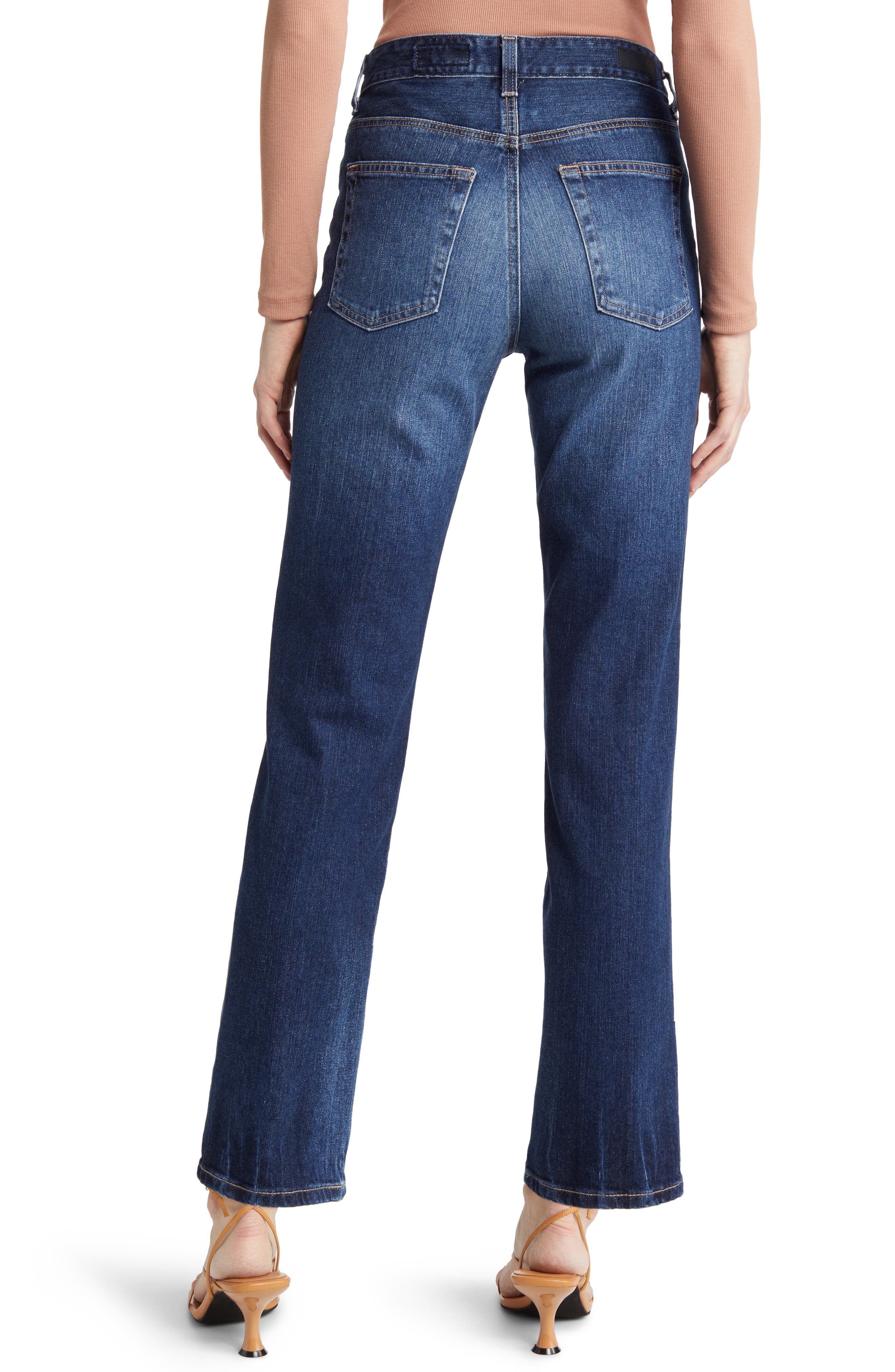 AG Saige High Waist Straight Leg Jeans | Nordstromrack