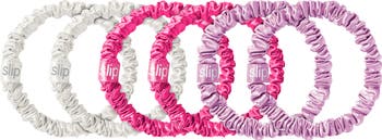 slip Sweet Pea Pure Silk Skinny 6-Pack Scrunchies | Nordstromrack