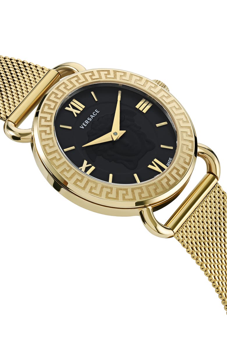 Versace Medusa Mesh Bracelet Watch, 36mm | Nordstromrack