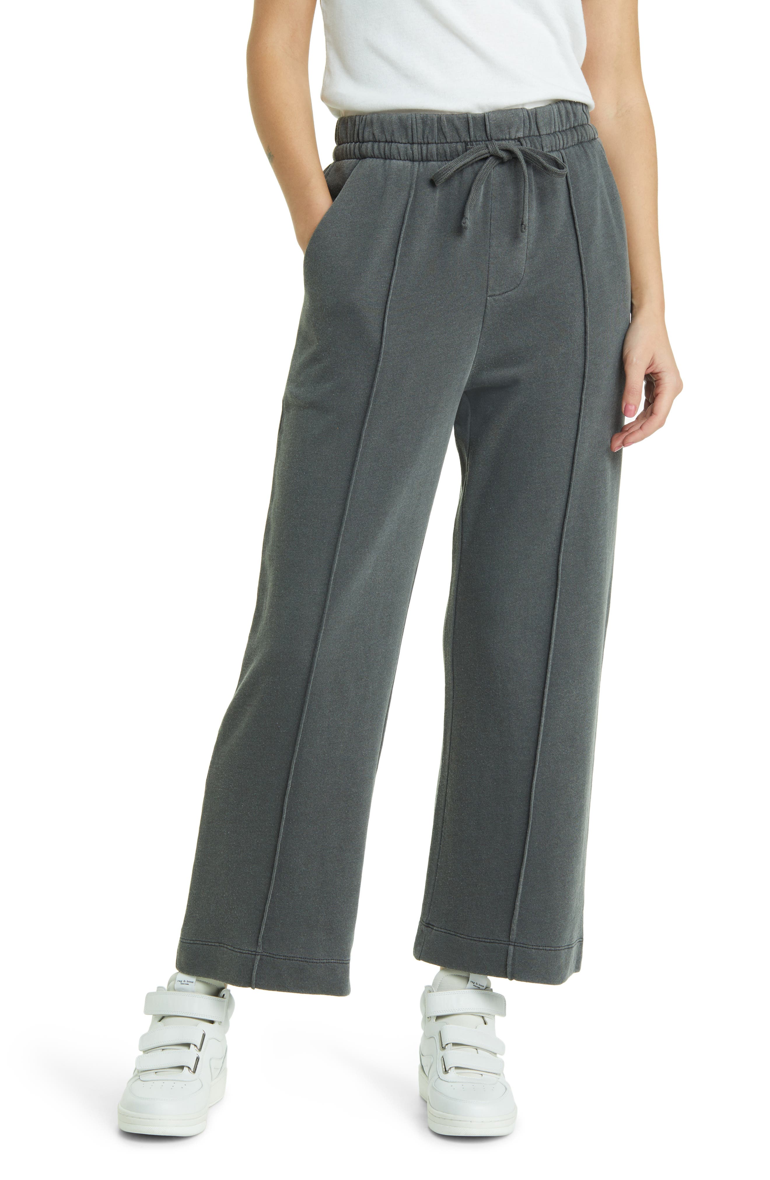 Treasure & Bond Sporty Drawstring Crop Pants | Nordstrom