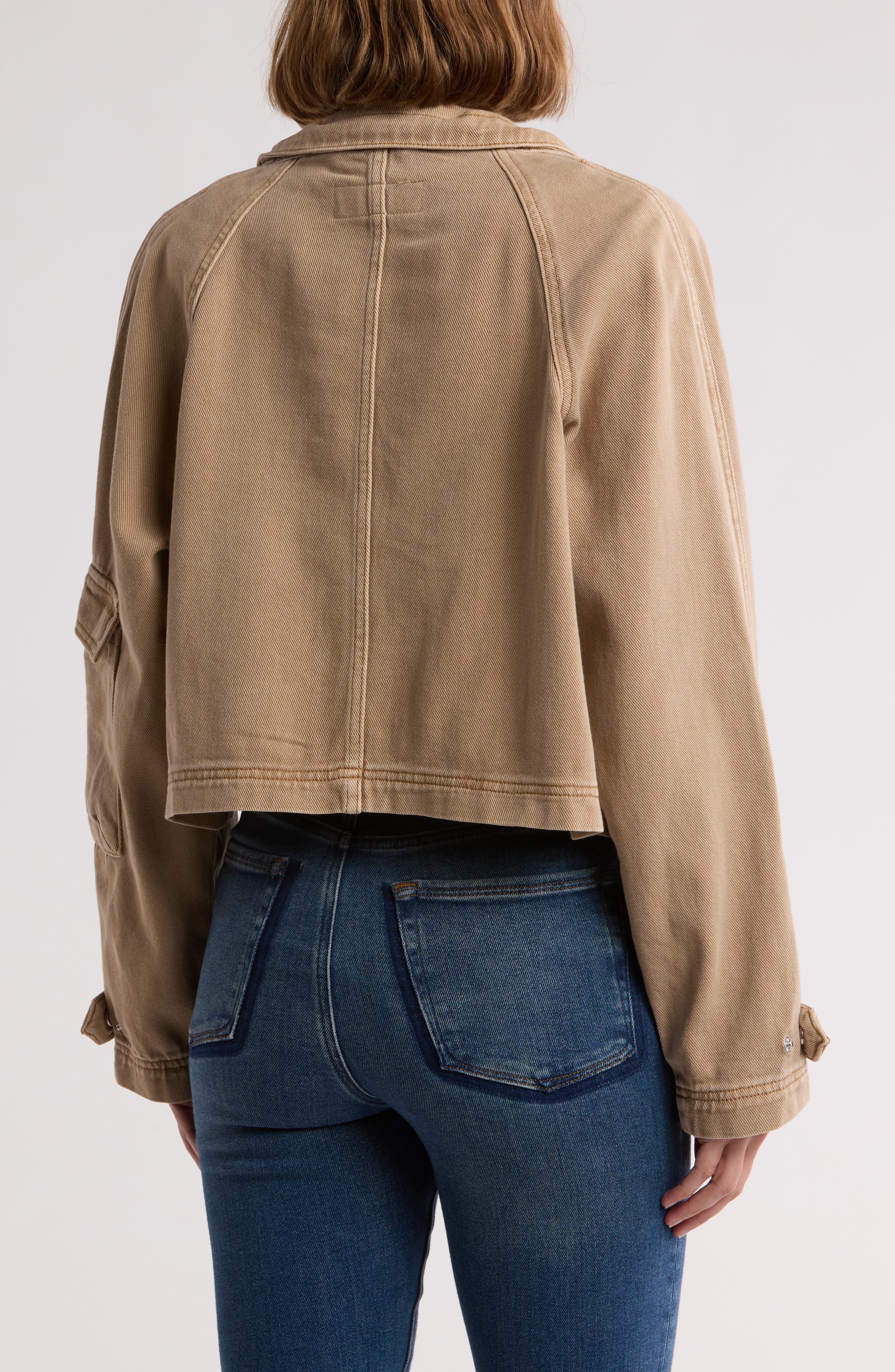 BLANKNYC Acid Wash Cotton Twill Jacket | Nordstromrack