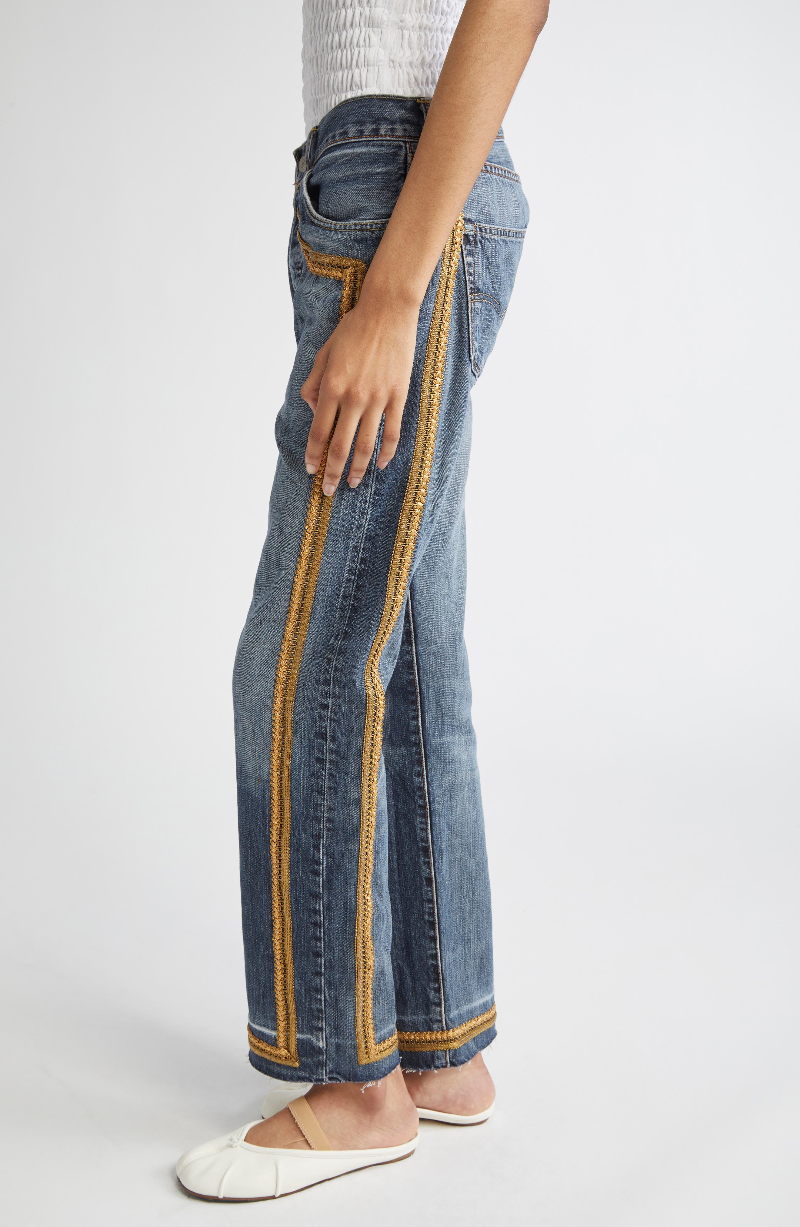 CONNER IVES The Reconstitituted Denim Bullion Jeans | Nordstrom