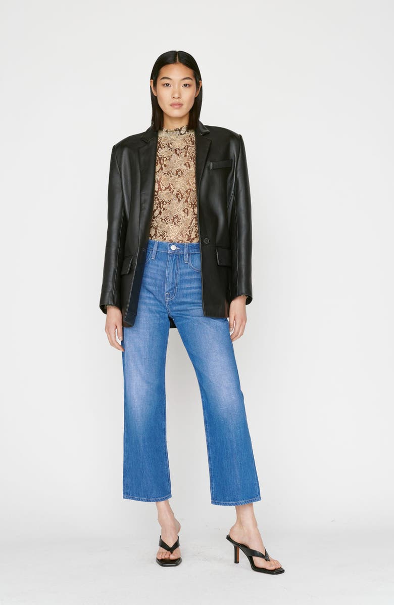 FRAME Le Jane Crop Flare Leg Jeans | Nordstrom
