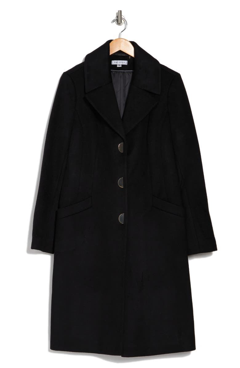 Via Spiga Wool Half Moon Button Jacket | Nordstromrack