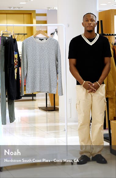 Long Sleeve Double Knit Crewneck T-Shirt (Men) | Nordstrom