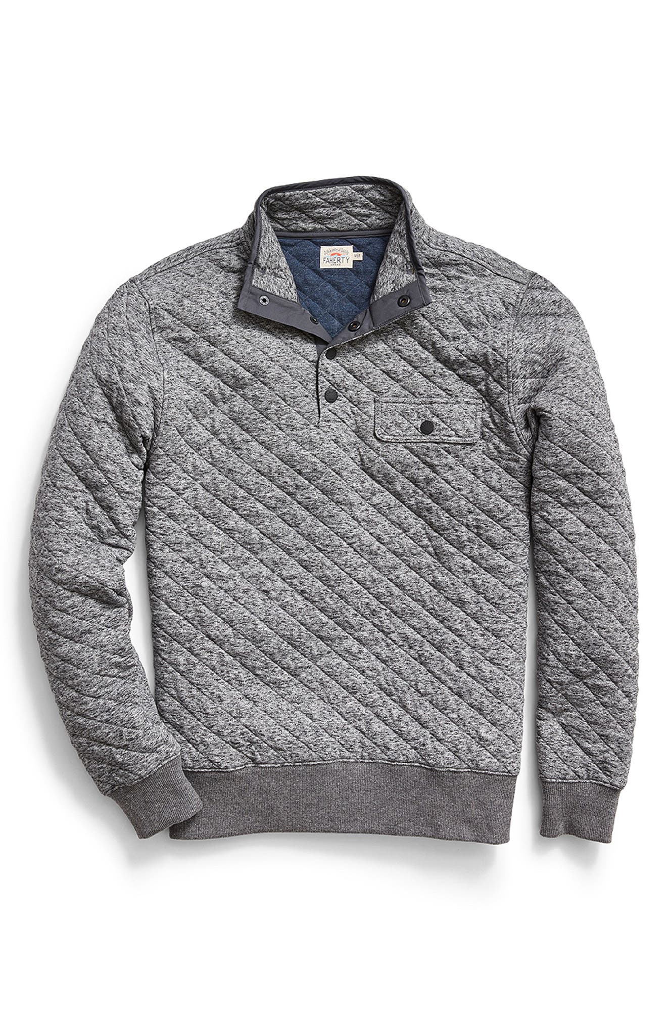Faherty Brand Epic Quilted Fleece Pullover | Nordstromrack