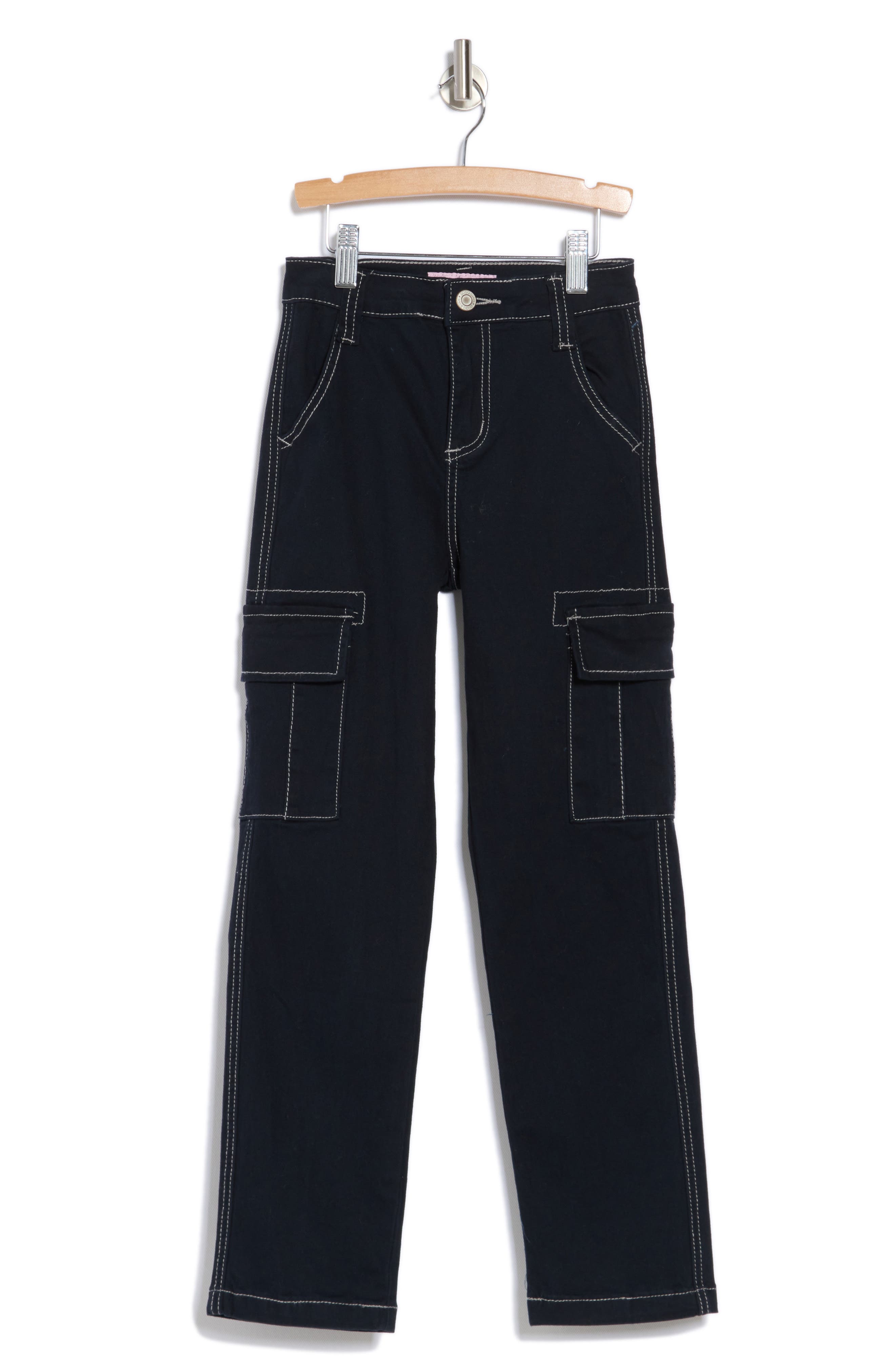 GOGO STAR Kids' Contrast Stitch Twill Pants | Nordstromrack