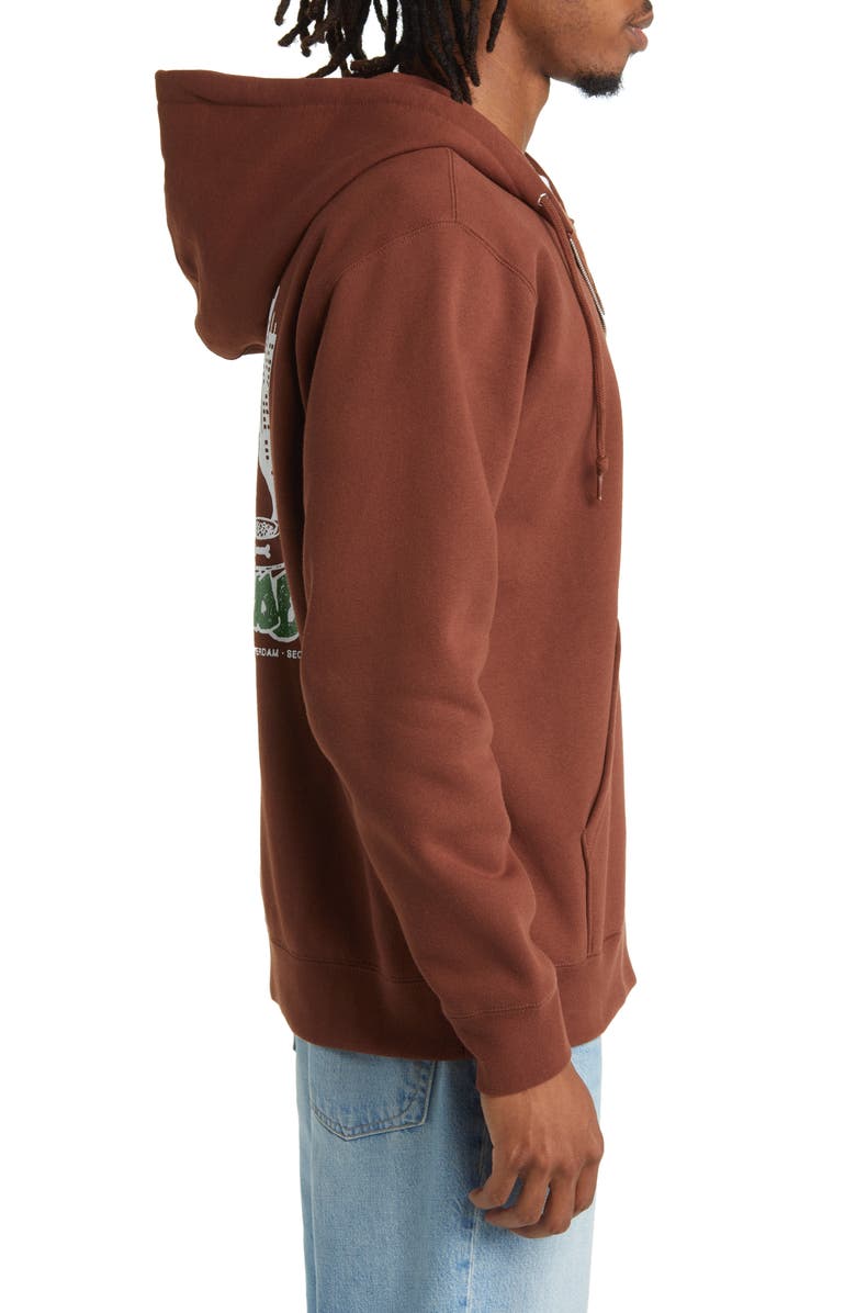 Obey City Watch Dog Graphic Zip Hoodie | Nordstromrack