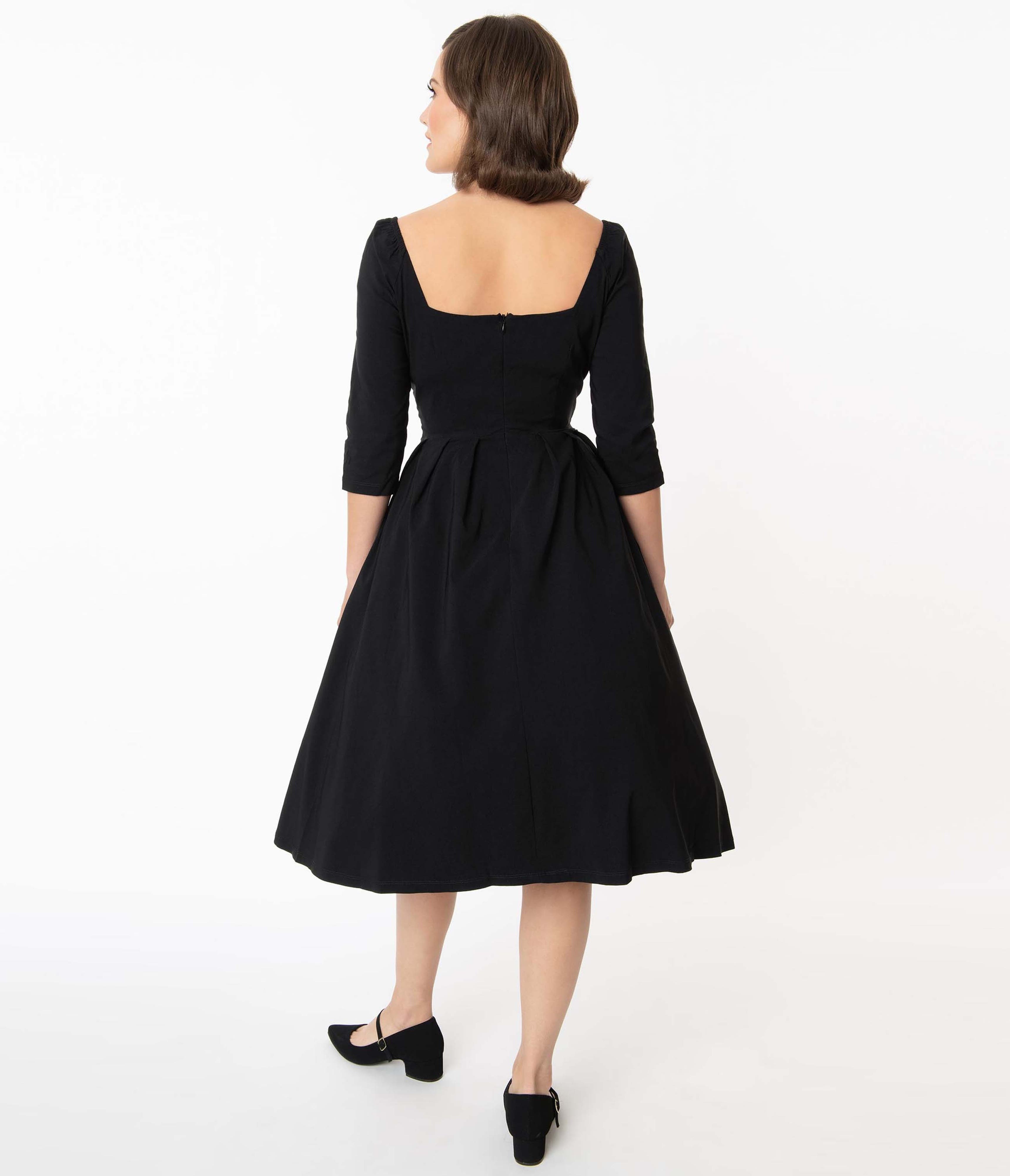 Unique Vintage Woven Sweetheart Neckline Lamar Swing Dress | Nordstrom