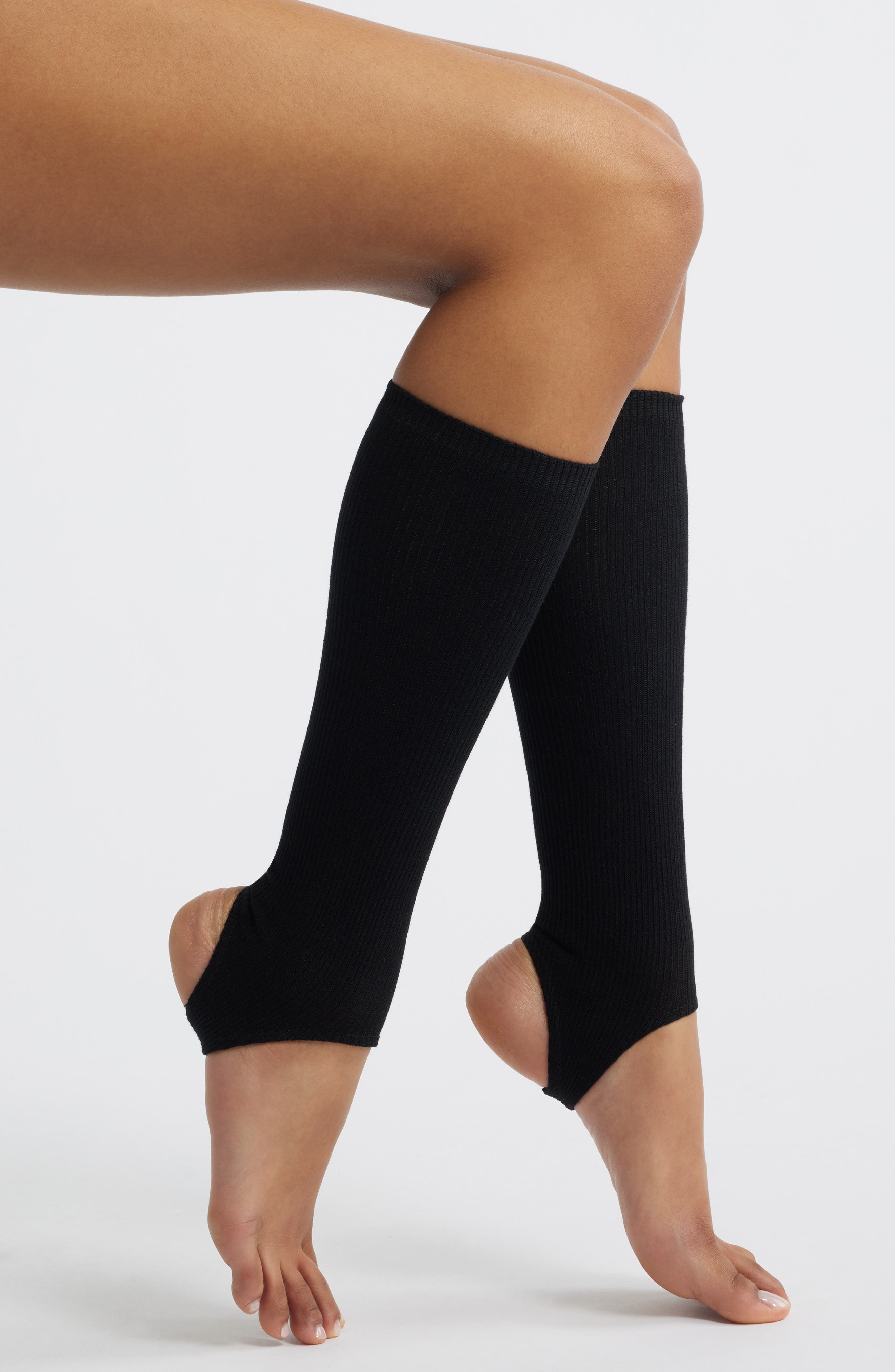 HIGH HEEL JUNGLE Marnie Cotton Blend Rib Stirrup Socks | Nordstrom