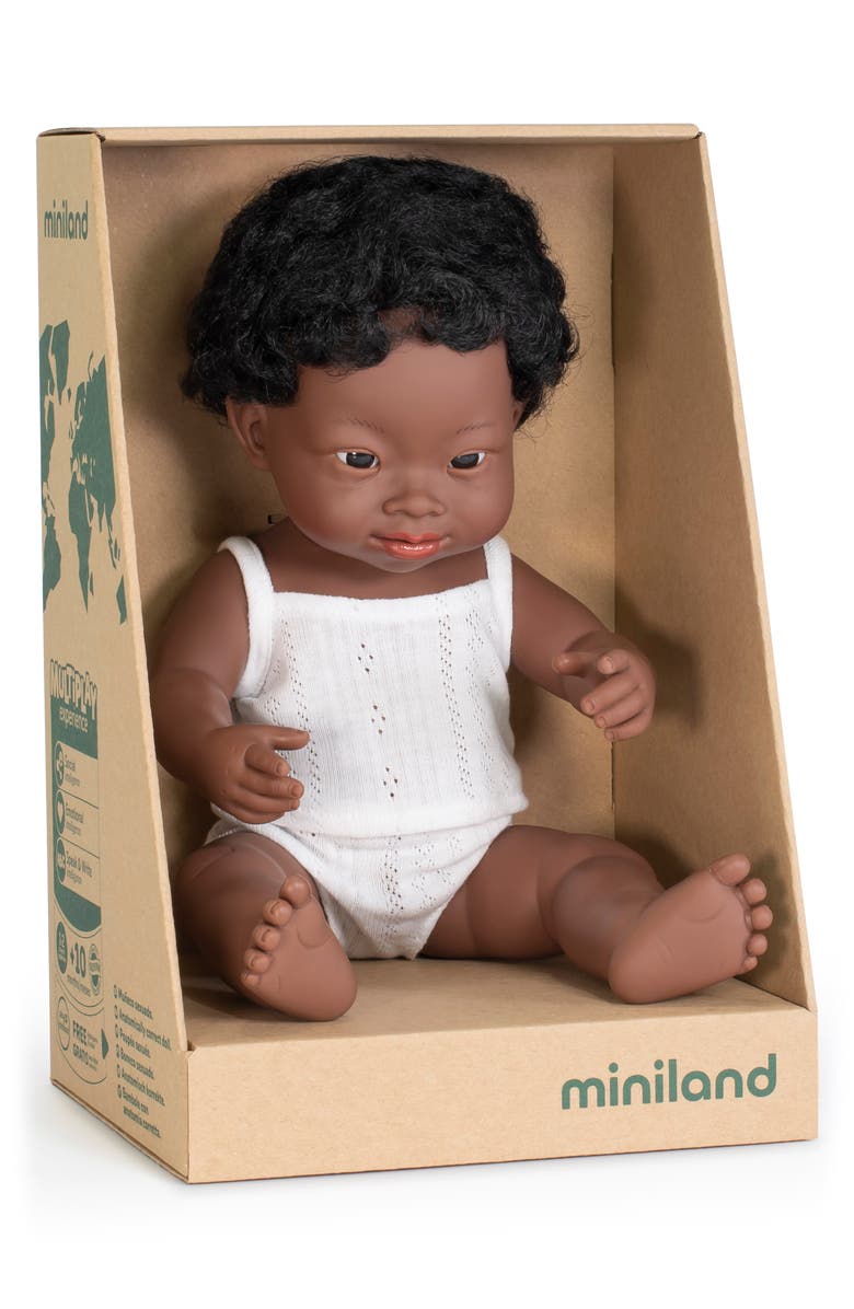 Miniland African Boy With Down Syndrome Baby Doll Nordstrom
