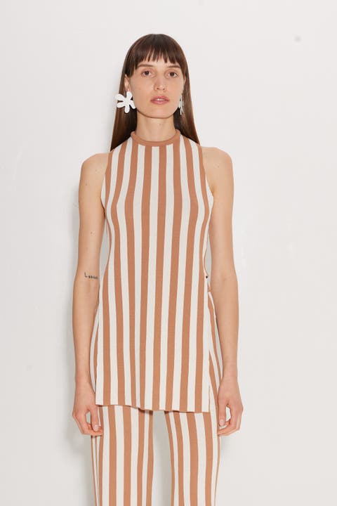 Women's Beige Striped Tops | Nordstrom