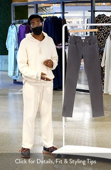 L'Homme Slim Fit Five-Pocket Twill Pants (Men) | Nordstromrack