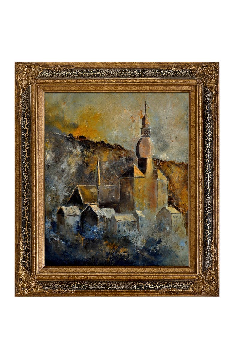 OVERSTOCK ART Dinant 4521 with Black Crackle King Frame - 28" x 32 ...