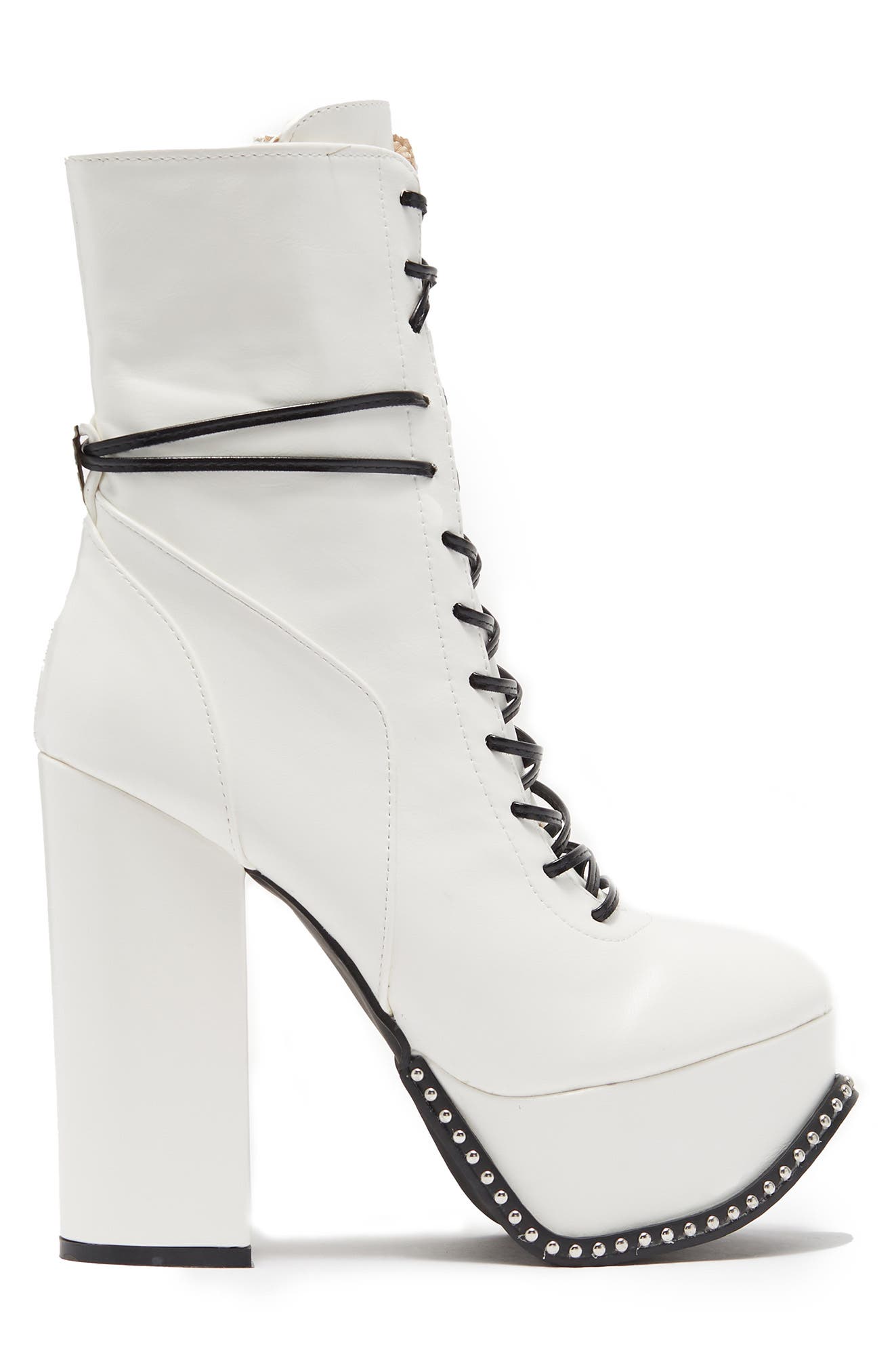 CHASE AND CHLOE Chunky Heel Platform Boot (Women) | Nordstromrack