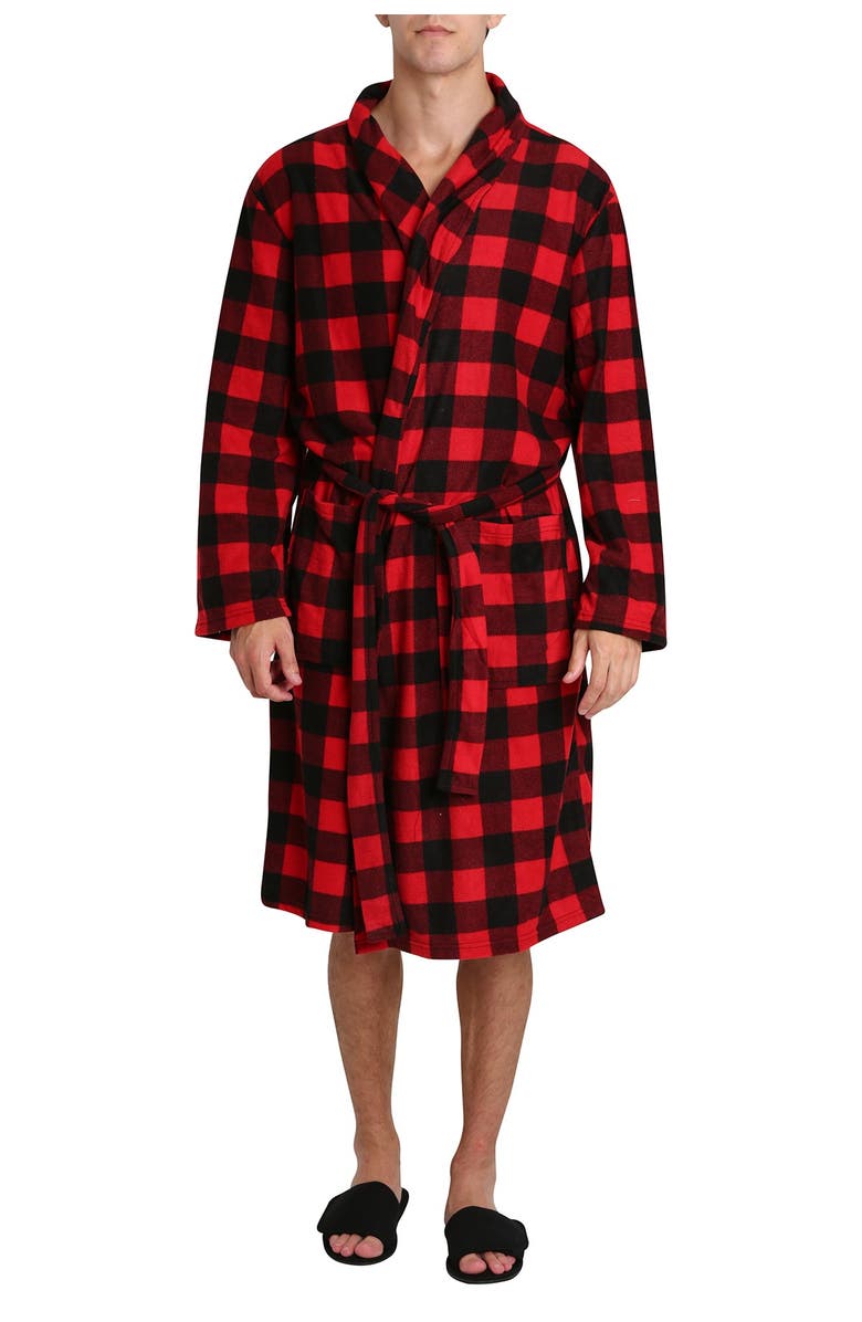 SLEEPHERO Fleece Robe & Slippers Set | Nordstromrack