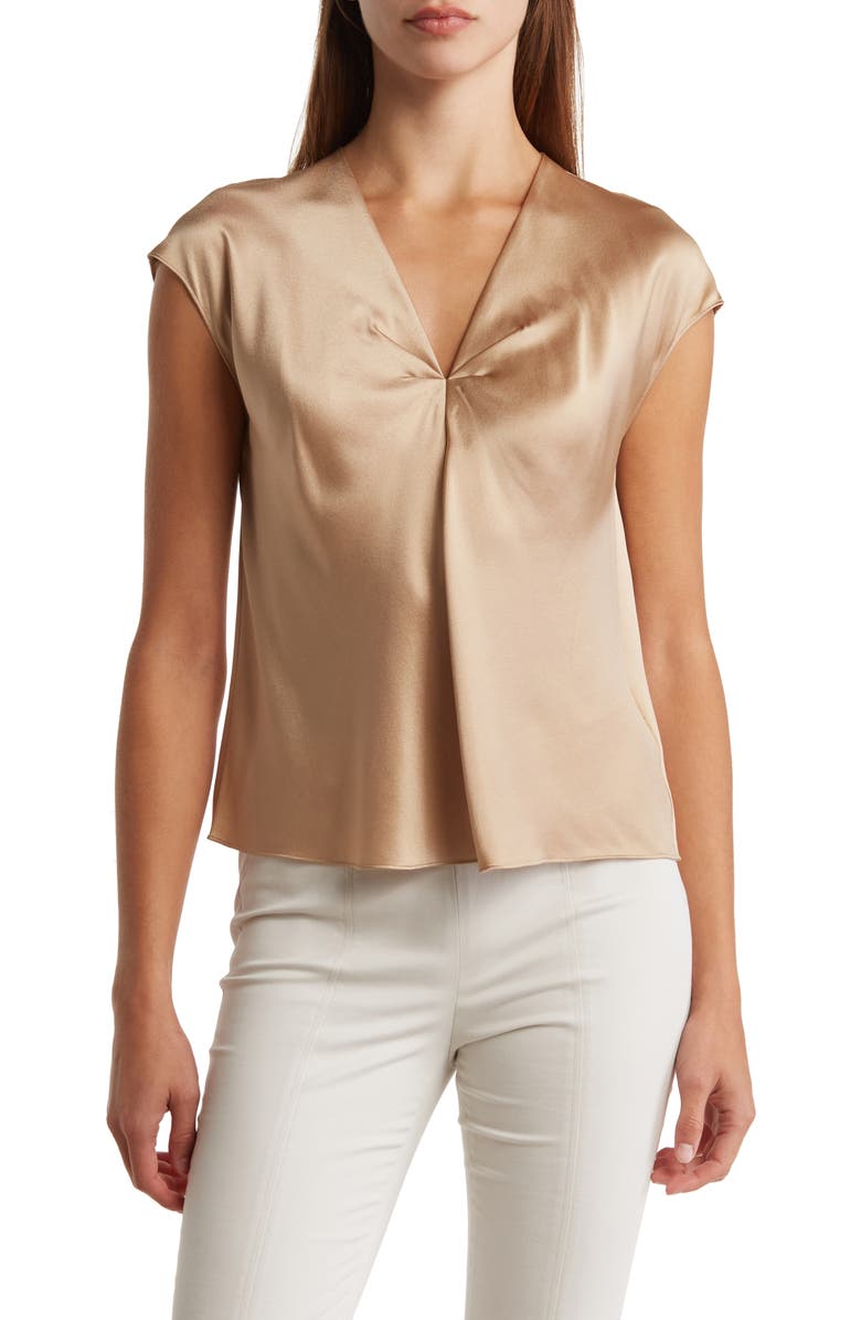 Vince V-Neck Drape Blouse | Nordstromrack