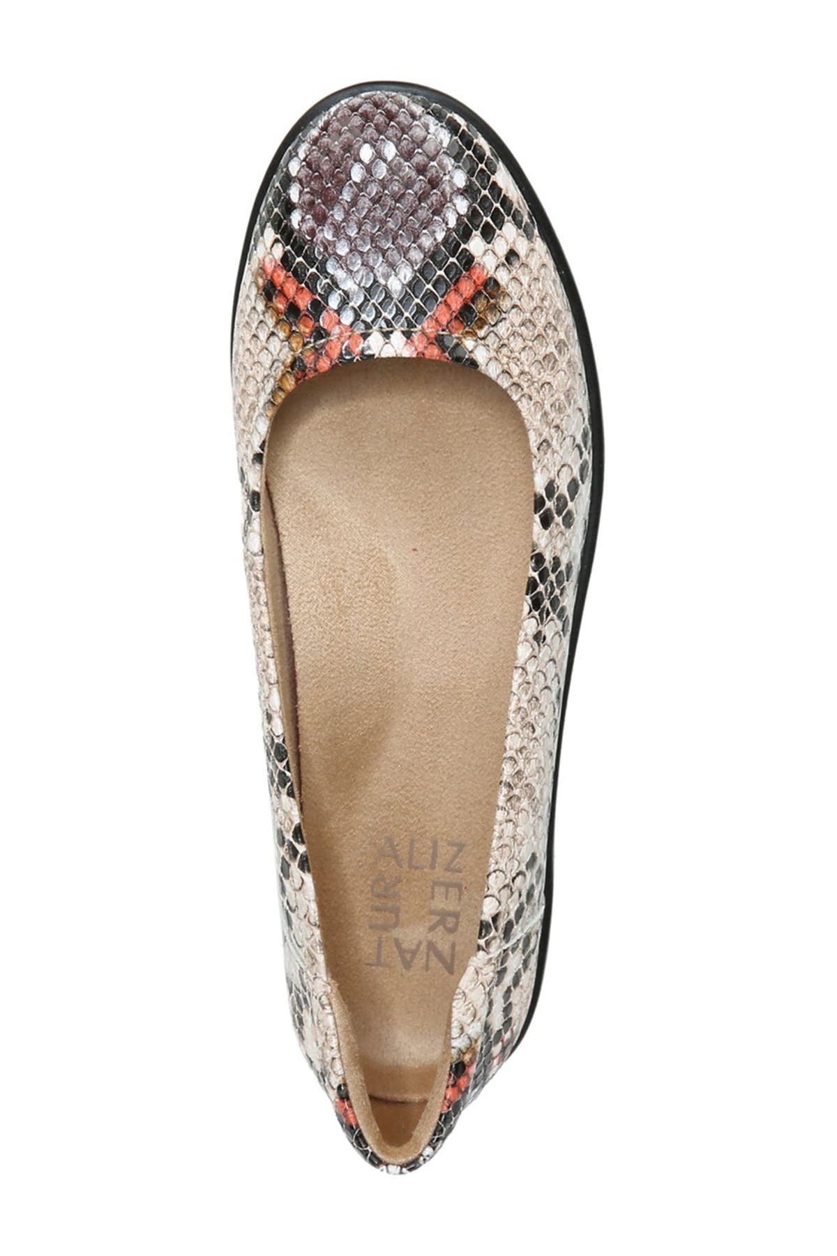 Naturalizer Flexy Snake Skin Print Flat - Wide Width Available ...