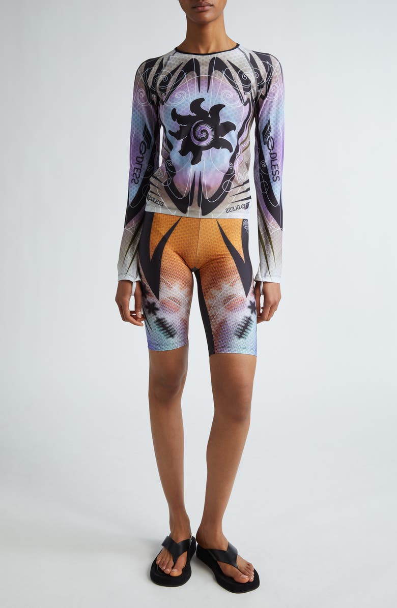 Paolina Russo Pixel Print Long Sleeve Top | Nordstromrack