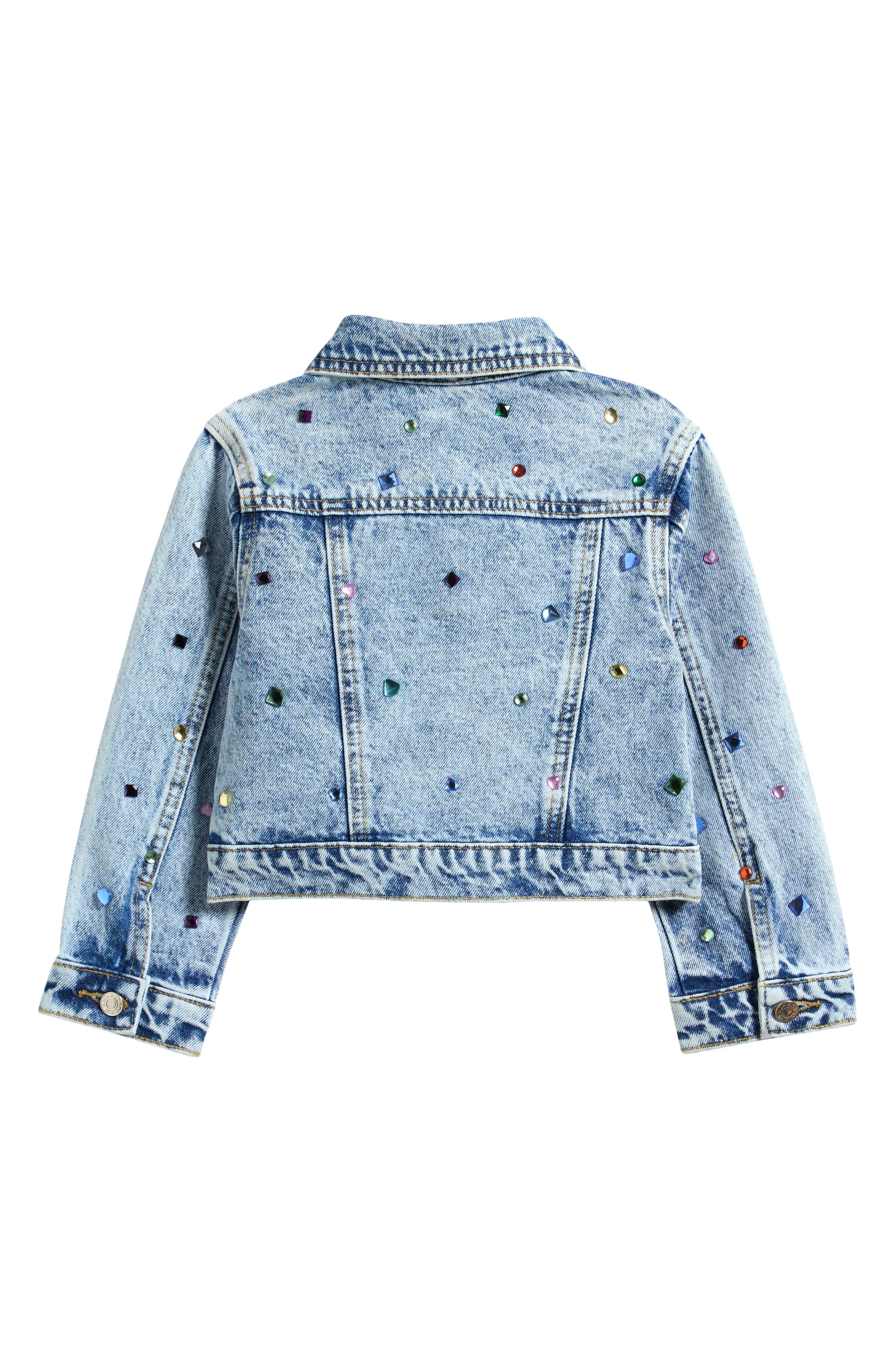 Truly Me Kids' Bejeweled Denim Jacket | Nordstromrack