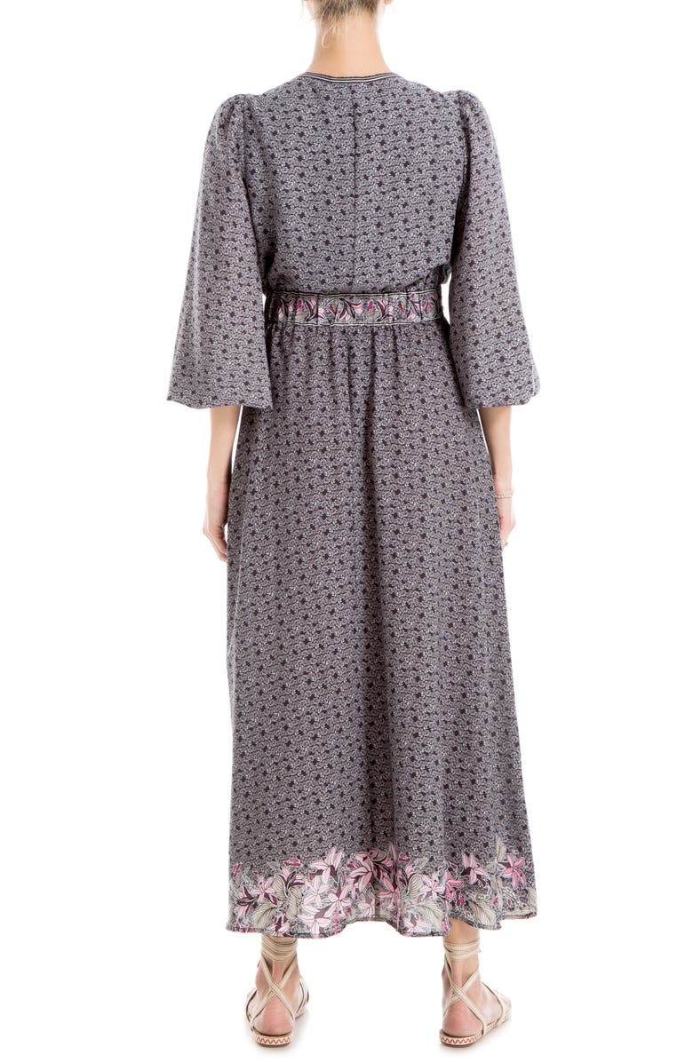 MAX STUDIO Long Sleeve Maxi Wrap Dress | Nordstromrack