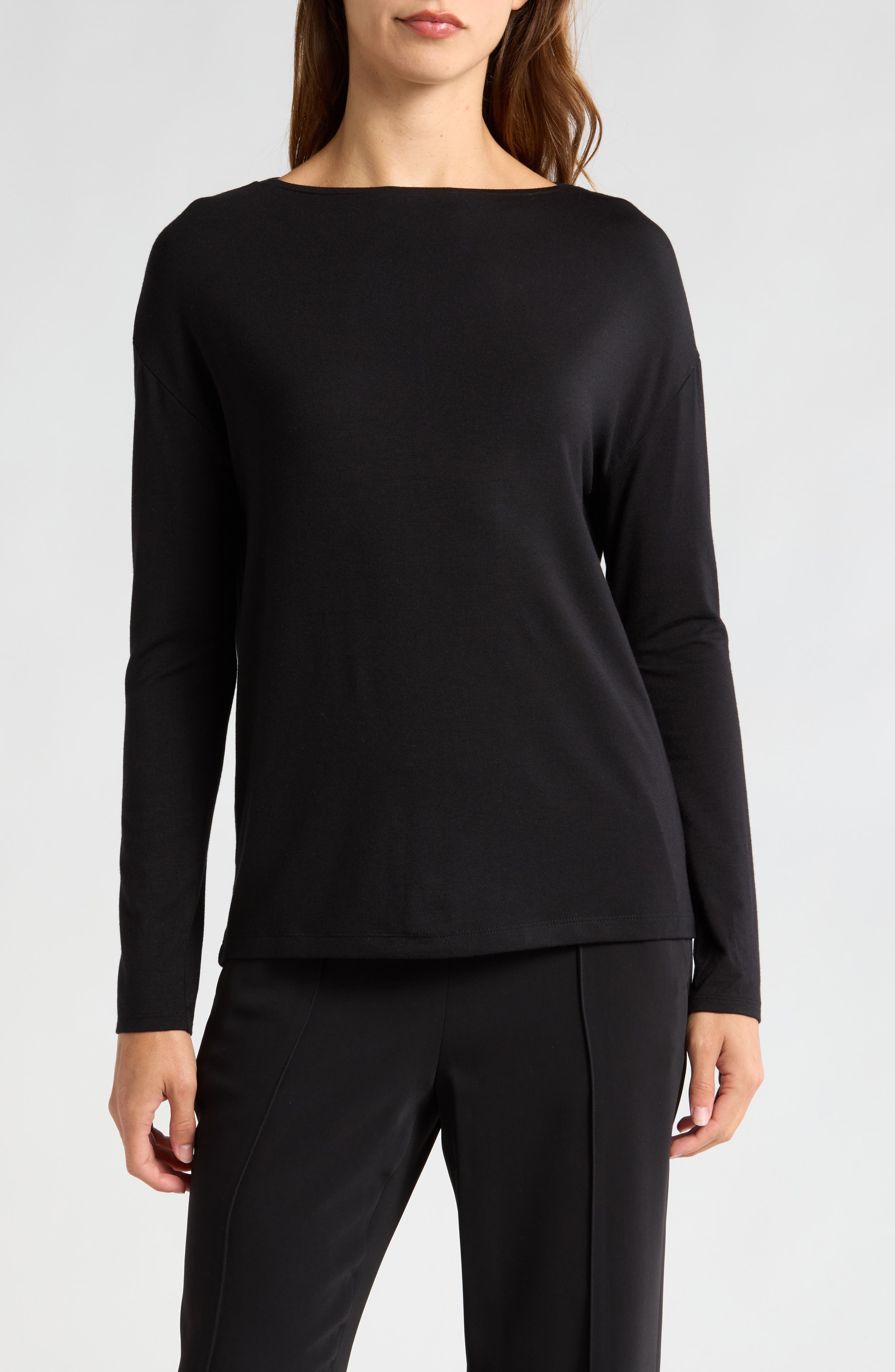 Vince Long Sleeve Drop Shoulder Top | Nordstromrack