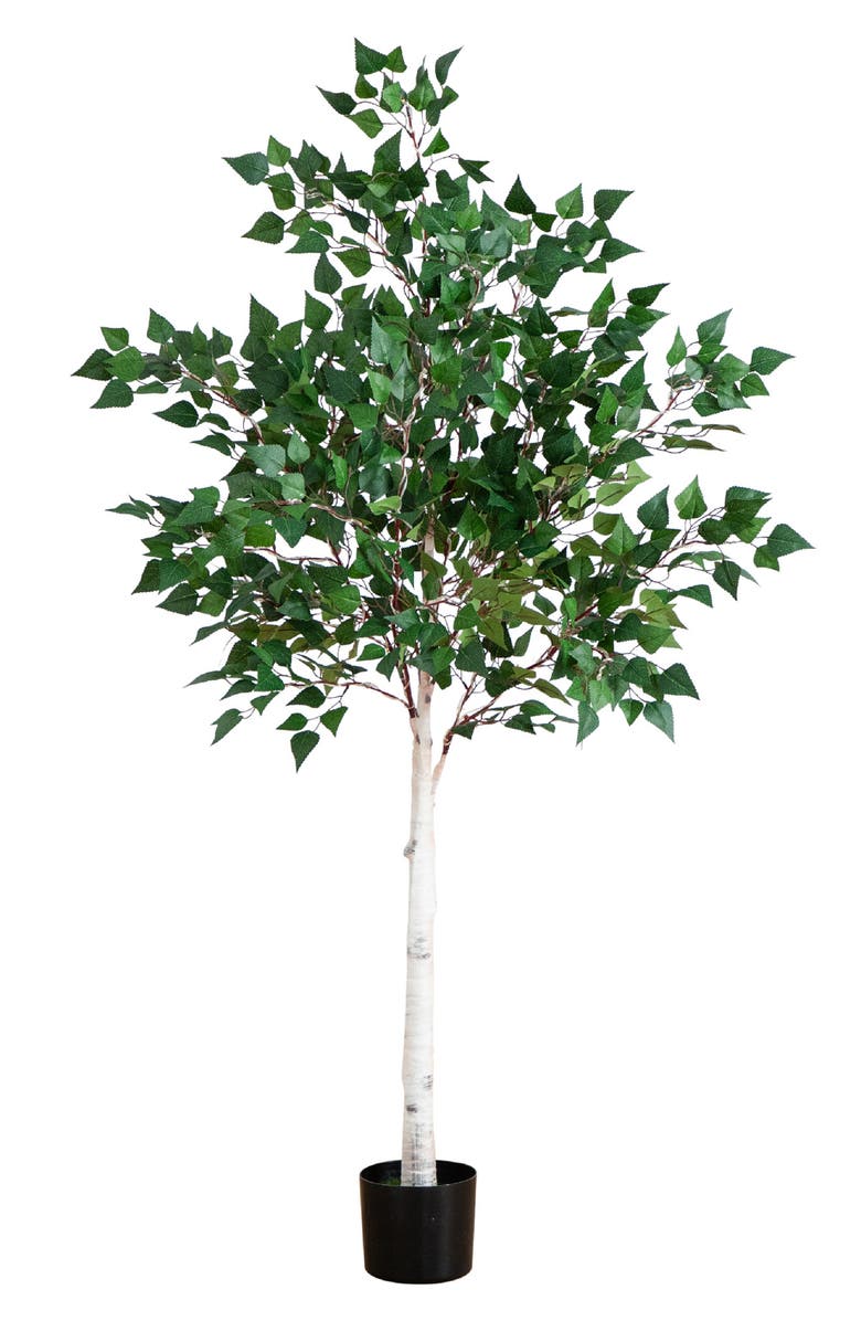 NEARLY NATURAL 5-Foot Pre-Lit Artificial Birch Tree | Nordstromrack