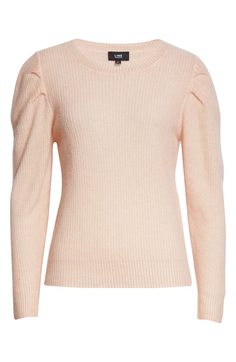 Line Label LINE Talia Puff Sleeve Cashmere Sweater | Nordstrom