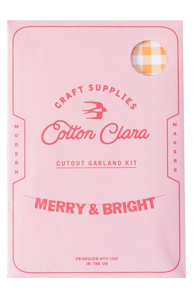 Cotton Clara Merry & Bright Cut-Out Banner Garland Kit | Nordstromrack