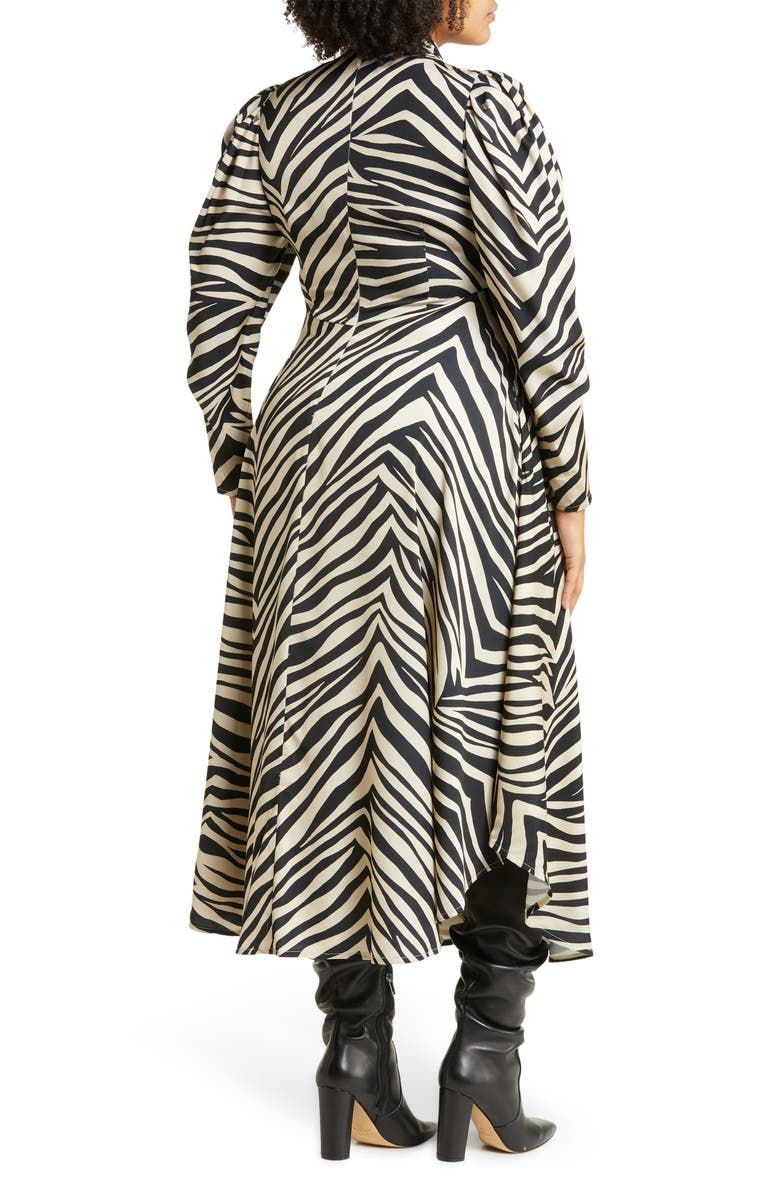 11 Honoré Leela Zebra Print Long Sleeve Dress | Nordstromrack