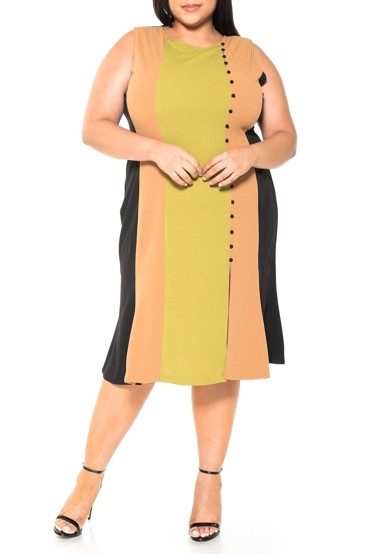 Alexia Admor Anna Midi Colorblock Dress | Nordstromrack